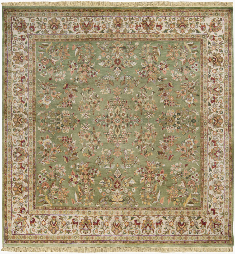 Taj Mahal TJ-101 8ft Square Handmade Wool Area Rug – Rug Outlet